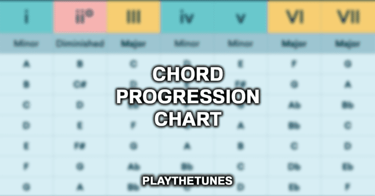 Major Key Chord Progression Chart (The Ultimate Guide)